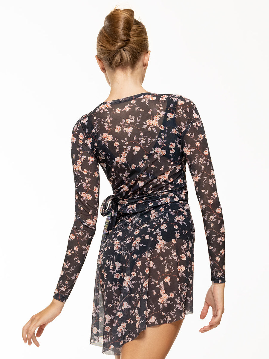 Wrap Top Flourish Storm Mesh Kids RTW | Elevé Dancewear