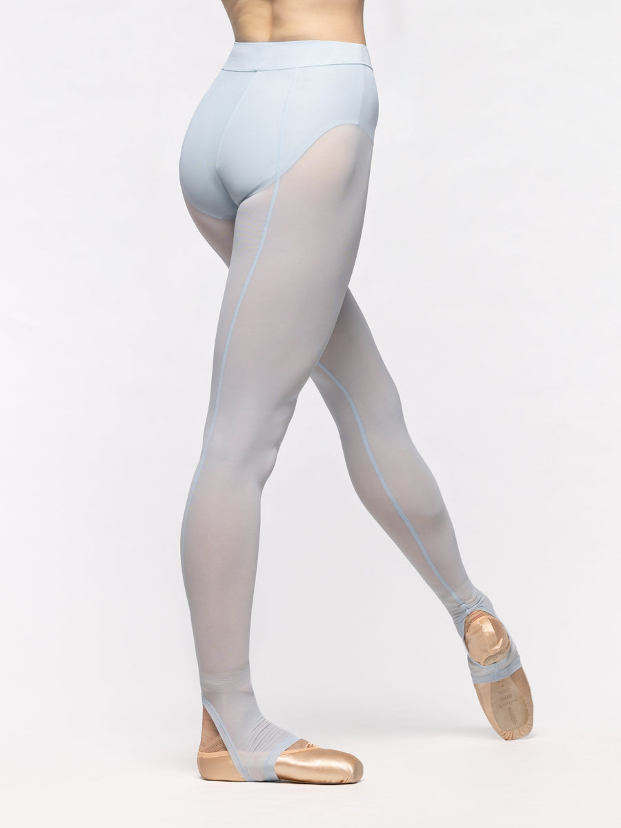 Stirrup Back Seam Tights Frost Mesh | Elevé Dancewear