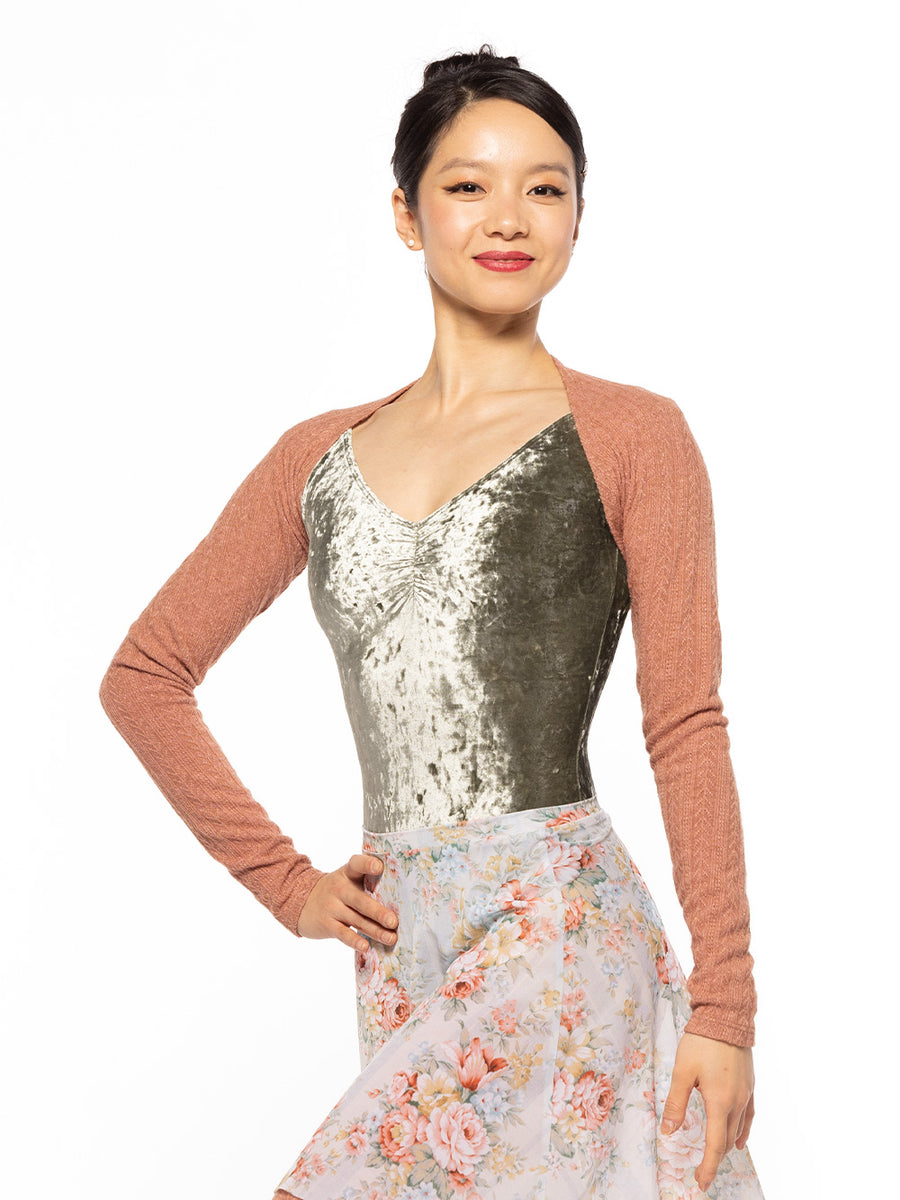 Shrug Knit Sandstone RTW | Elevé Dancewear