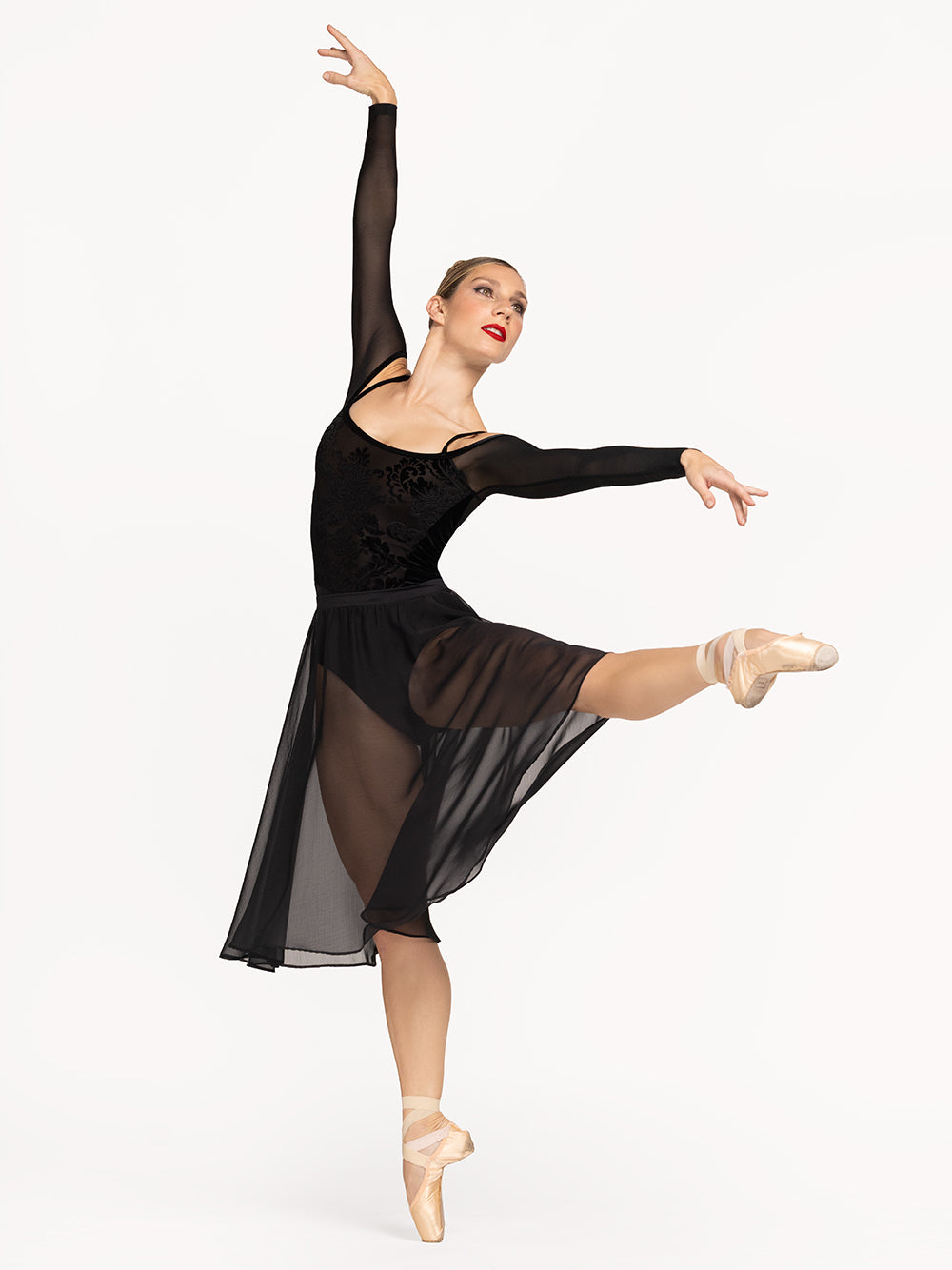 Tatiana Leotard Baroque Black Kids RTW | Elevé Dancewear