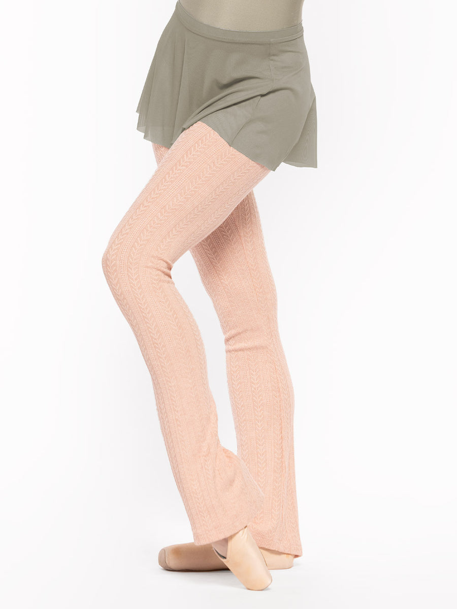 Thigh High Leg Warmers Knit Rosewater RTW | Elevé Dancewear