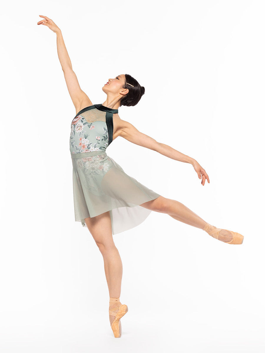 Back Tuck Skirt Paradise Garden Mesh Kids RTW | Elevé Dancewear