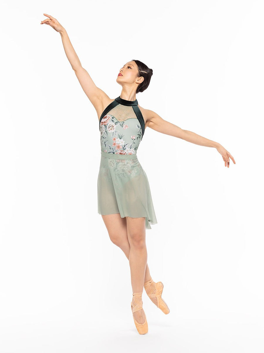 Back Tuck Skirt Paradise Garden Mesh RTW | Elevé Dancewear