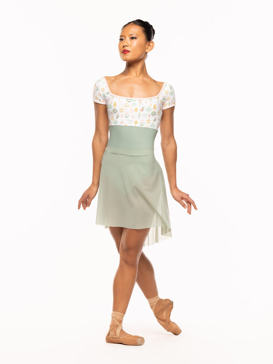 Back Tuck Skirt Love Letter Mesh RTW | Elevé Dancewear