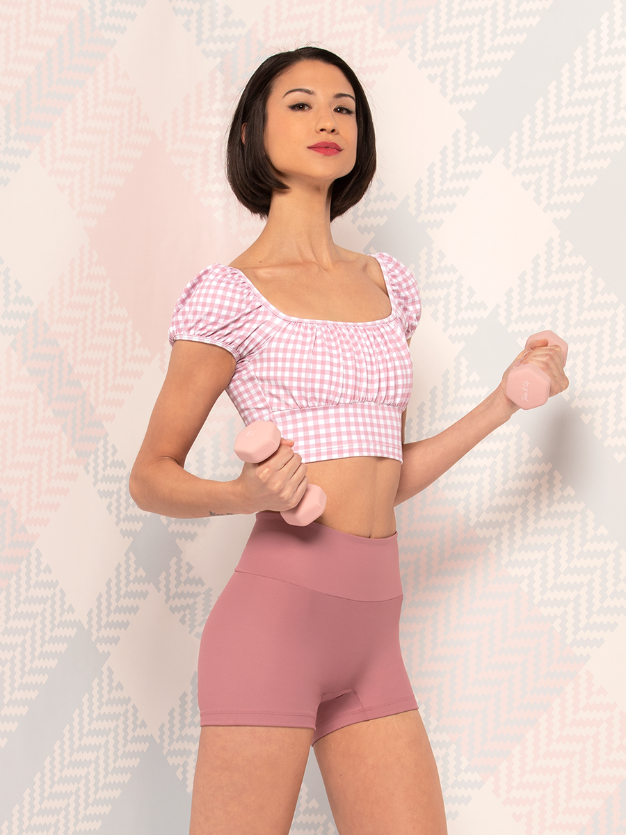 Cassie Longline Crop Top – Elevé Dancewear